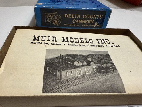 Muir Models #534 N-Scale Wood Building Kit Delta County Cannery | eBay