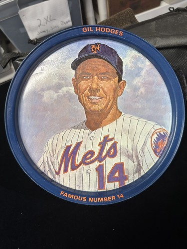 The Mets Gil Hodges 1969 Famous Number 14 Plate | eBay