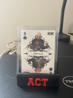 2023 AEW - Double or Nothing Playing Cards Darby Allin 6 Spades | eBay