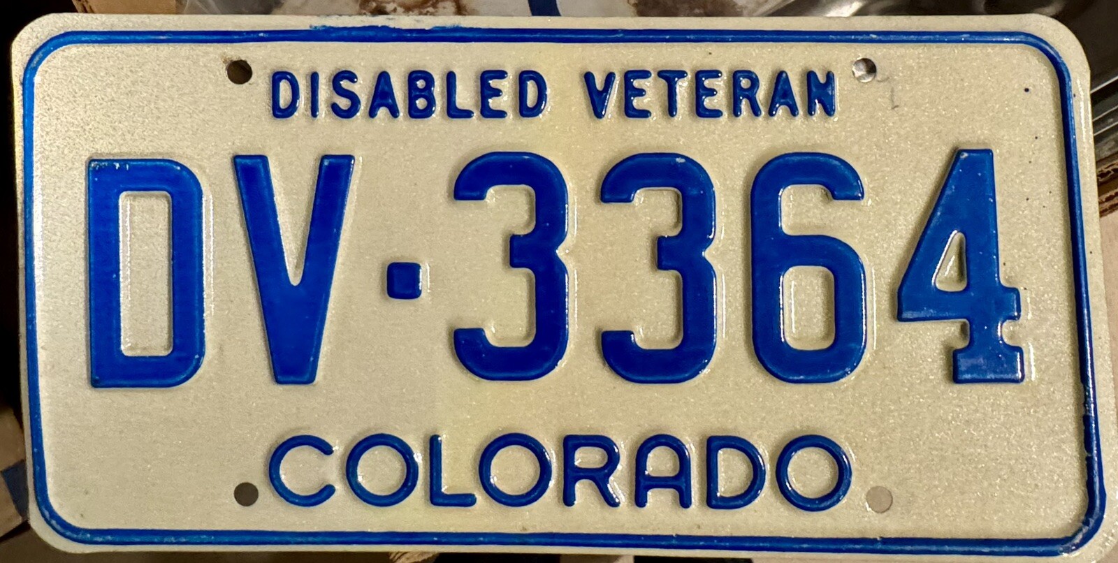Colorado Disabled Veteran License Plate | eBay