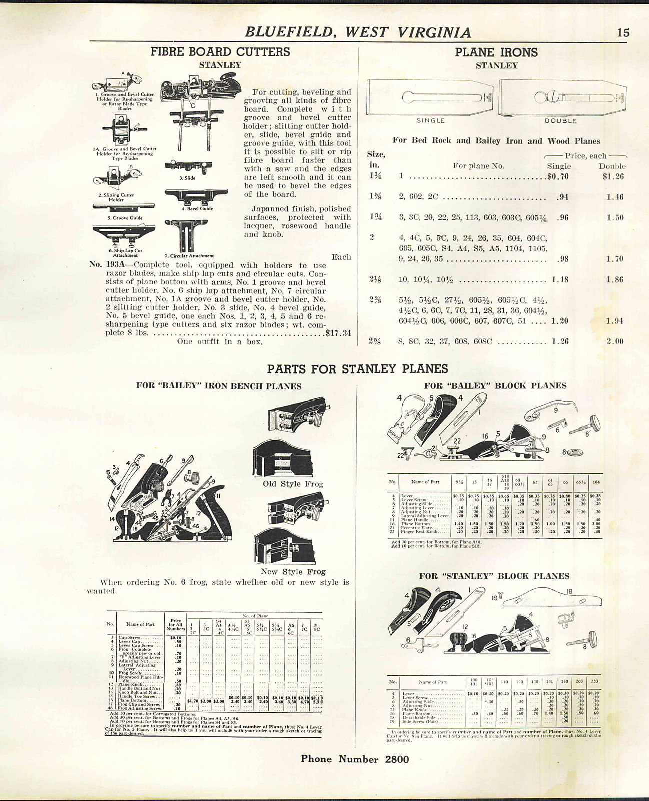 1941 ADVERT 3 PG Stanley Defiance Iron Planes Tools Block | eBay