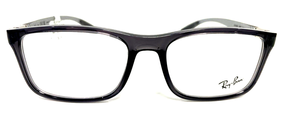 New Ray-Ban Reading Glasses RB 8908 8061 55-18 Grey Carbon-fiber Frames ...