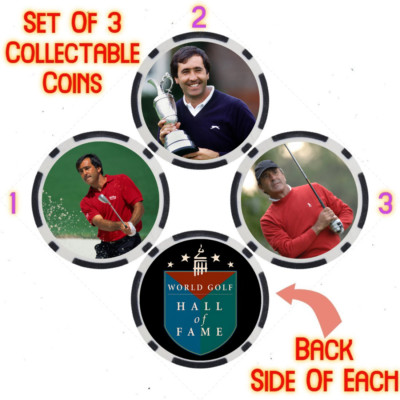 SEVE BALLESTEROS - WORLD GOLF HALL OF FAME - COLLECTABLE COIN SET | eBay