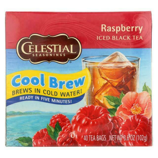 Celestial Seasonings Raspberry Iced Black Tea - 40 Bags for sale online ...
