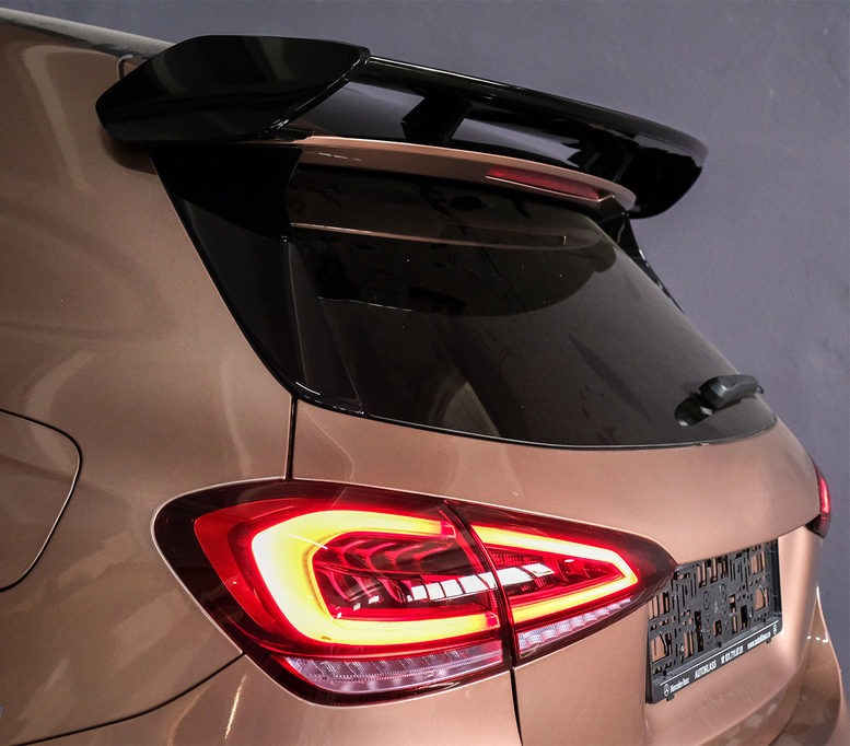 For Mercedes A Class W176 Black A45 Style Aero Kit Roof Rear Spoiler ...