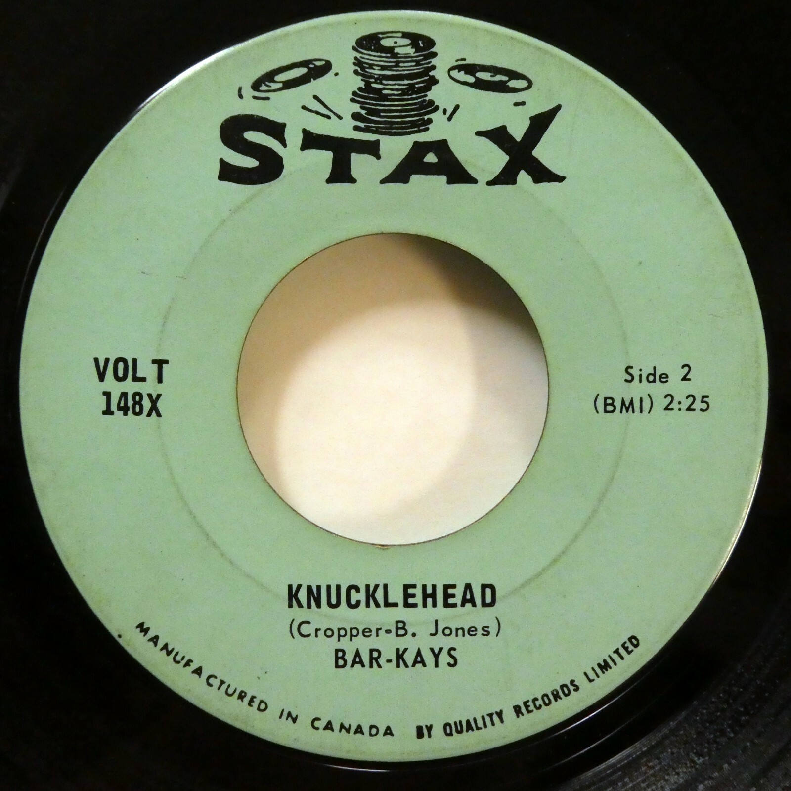 BAR KAYS 45 Knucklehead / Soul Finger STAX canada funk soul Gt 82 | eBay