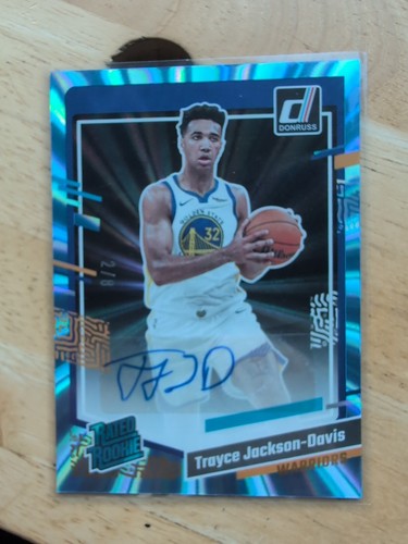 Donruss International Light Blue Laser Trace Jackson- Davis RC Auto /8 ...