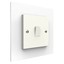 Light Switch Surround Plastic Plug Socket Finger Hygienic Plate Single ...