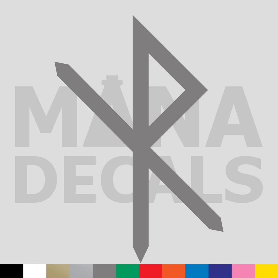 Safe Travels Rune Vinyl Die Cut Decal Sticker - Norse Viking Binding ...