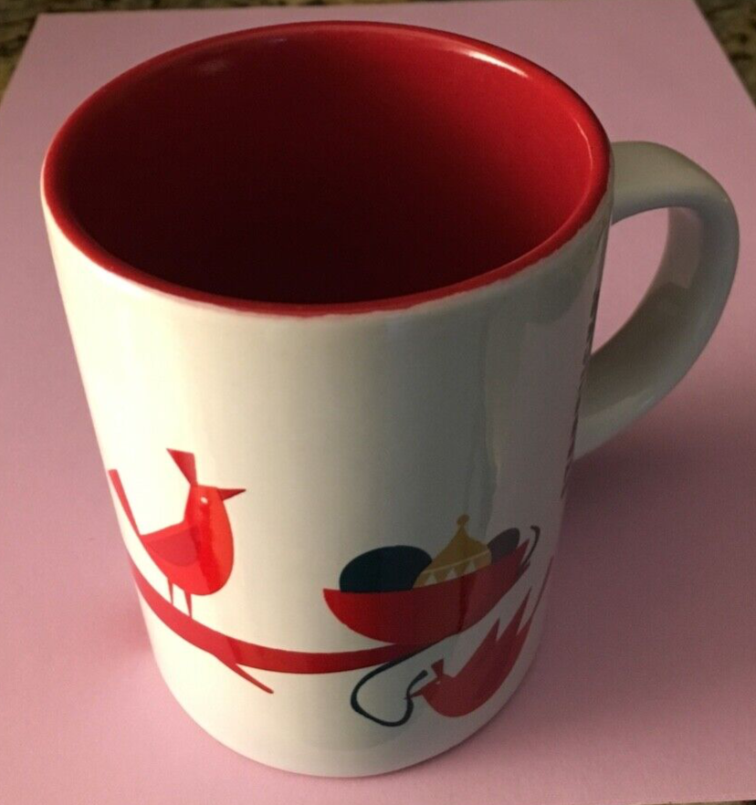 Starbucks Coffee Cup Mug Holiday Christmas Cardinal Red Birds | eBay