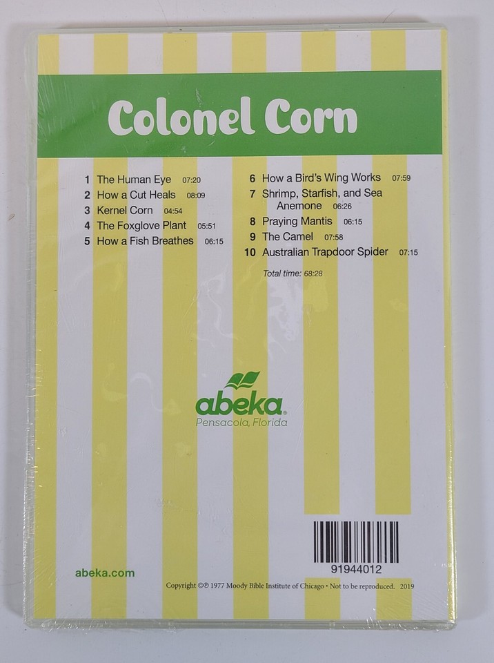 Abeka: Colonel Corn (with "Uncle Bob" Devine) CD NEW | eBay
