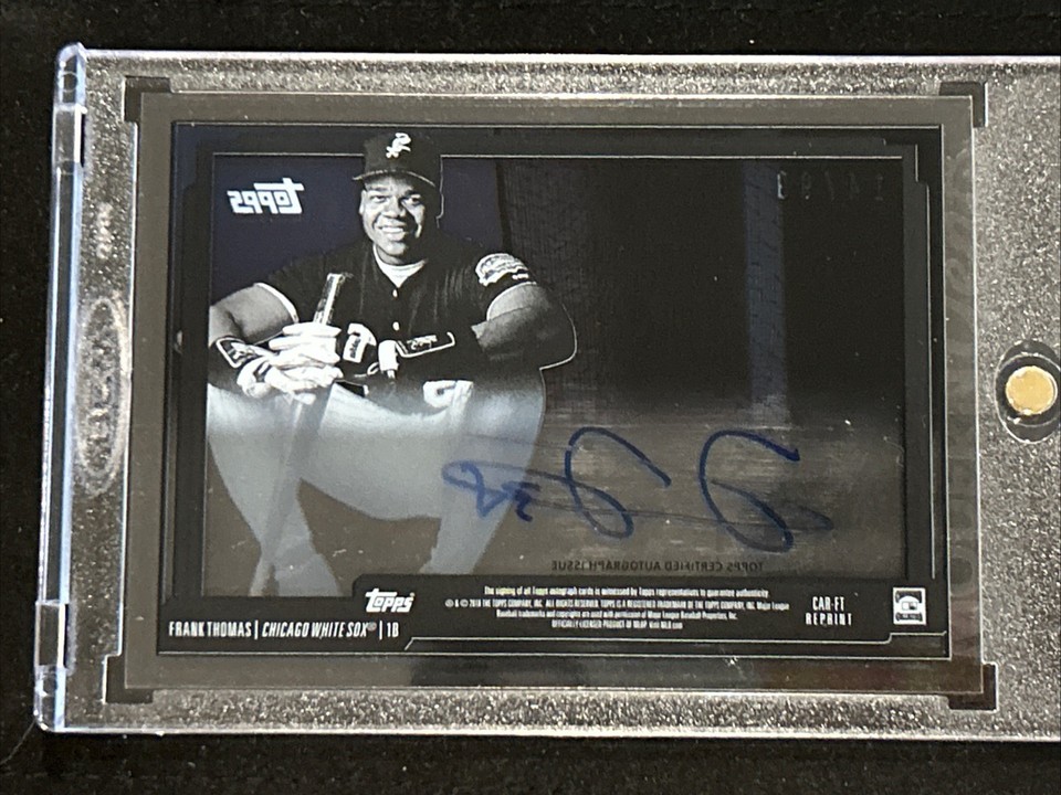 Frank Thomas 2018 Topps Clearly Authentic Autograph SP 14/99 Auto 1992 ...