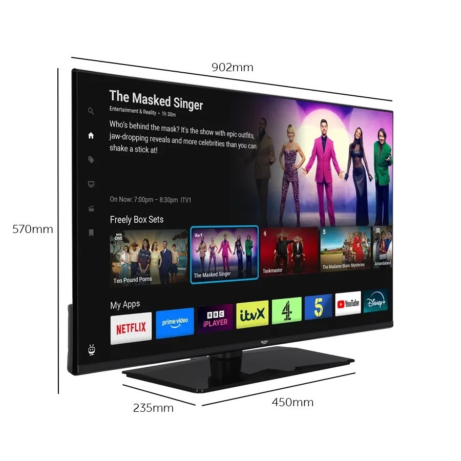 Bush 40 Inch 40FT25CB Smart FHD HDR10 TiVo Freely TV | eBay UK