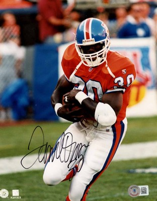 Terrell Davis Autographed Denver Broncos 8x10 Photo Beckett 51138 | eBay