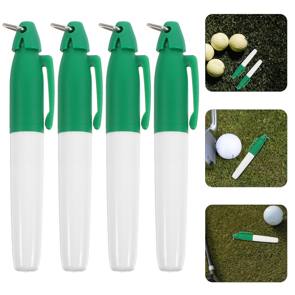 4 Pcs Golf Balls Line Marker Pens Golfs Drawing Marking Tool Position ...