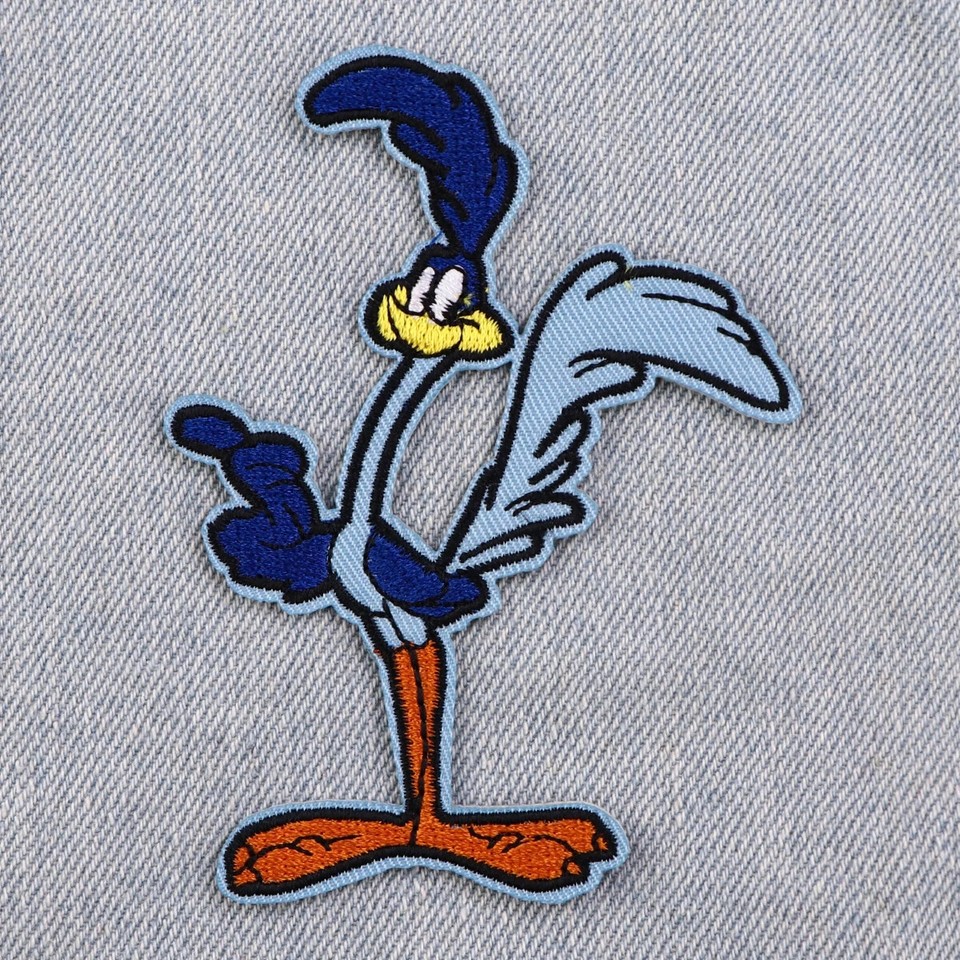 Road Runner Cartoon Character Figure Embroidered Iron On Patch | eBay