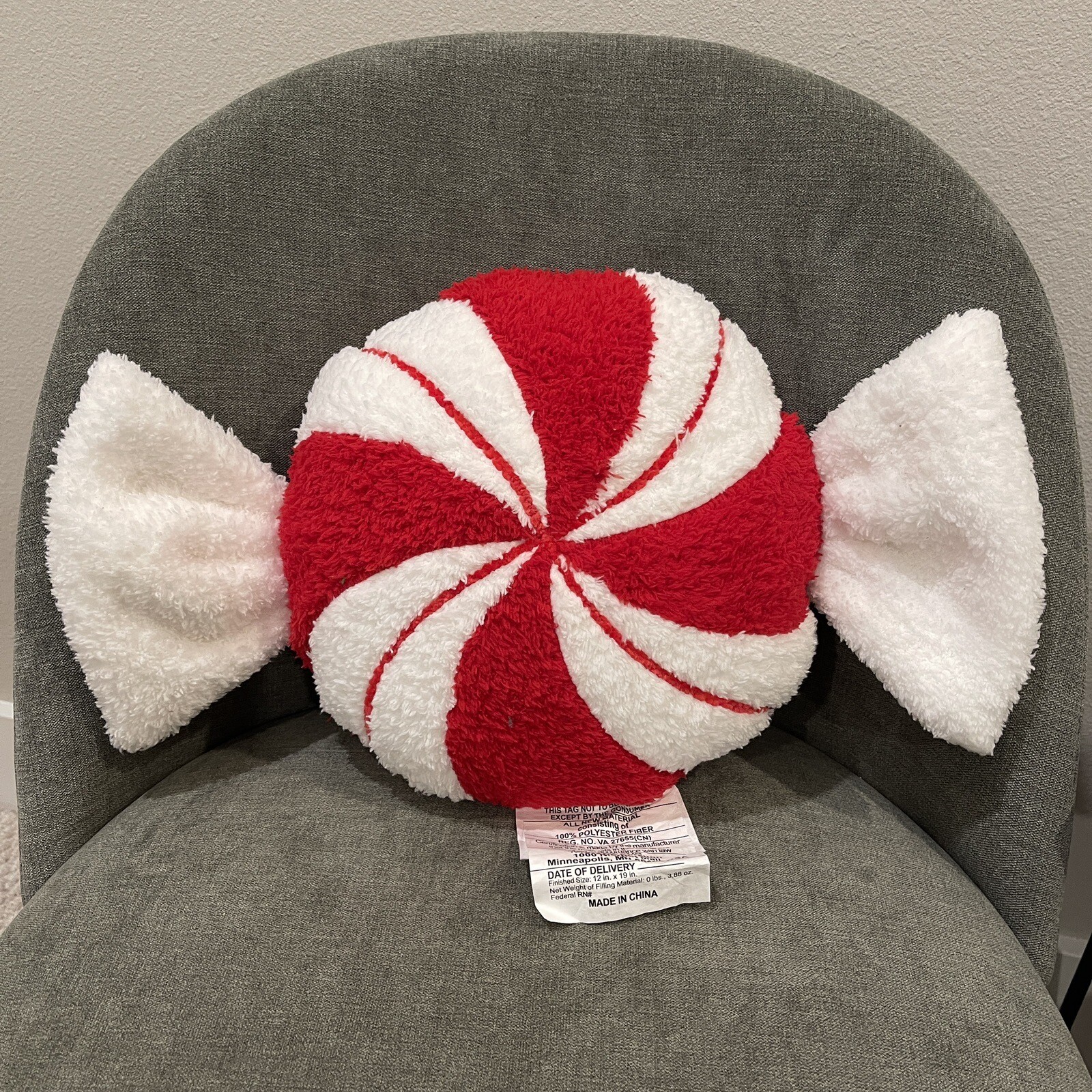 Target Wondershop Shaped Peppermint Novelty Throw Pillow Winter ...
