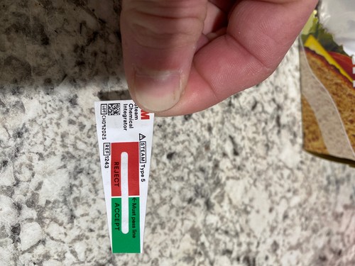 3M Steam Chemical Integrator - 1243B (100 Pack) for sale online | eBay