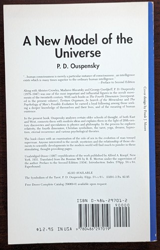 A New Model of the Universe Book, P. D. Ouspensky, 1997, Paperback ...