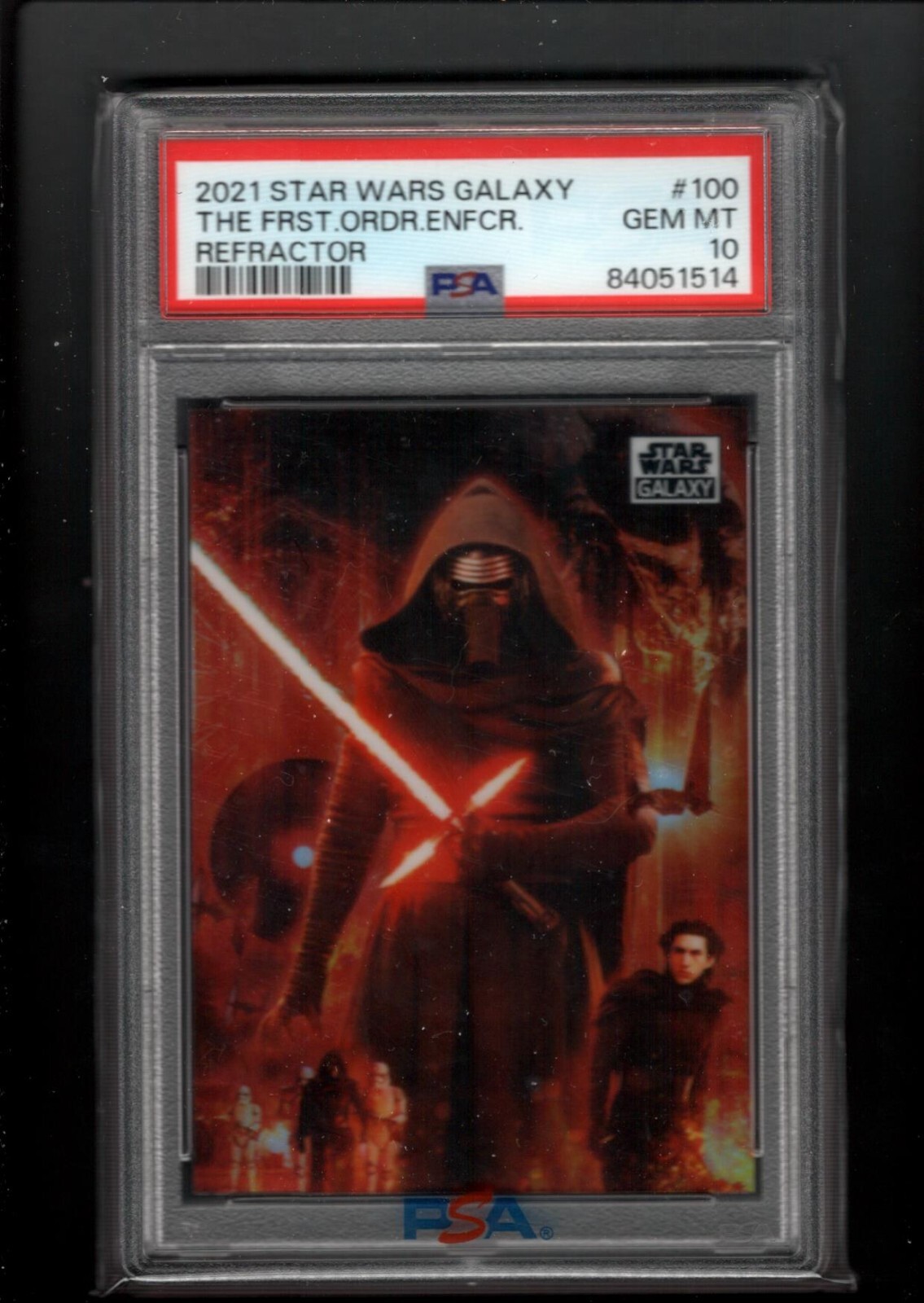 2021 Topps Star Wars Galaxy Chrome The First Order's Enforcer Refractor ...