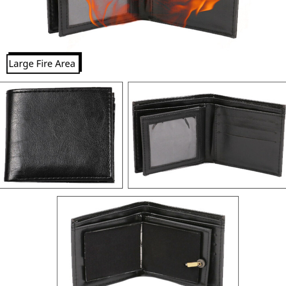 Magic Trick Flame Fire Wallet Leather Magician Stage Perform Street ...