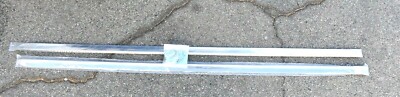 57 1957 Chevy New Rocker Moldings Polished Stainless Steel With Clips ...