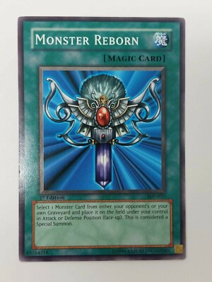 Monster Reborn SDP-035 1ST EDITION never played YU-GI-OH TCG | eBay