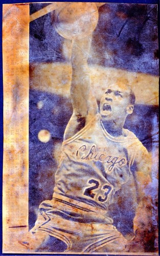 Michael Jordan AP Laser Wire Photo Rookie 1984-1985 Season Chicago ...