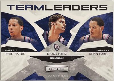 2009-10 Rookies & Stars #18 Devin Harris Brook Lopez Devin Harris Team ...