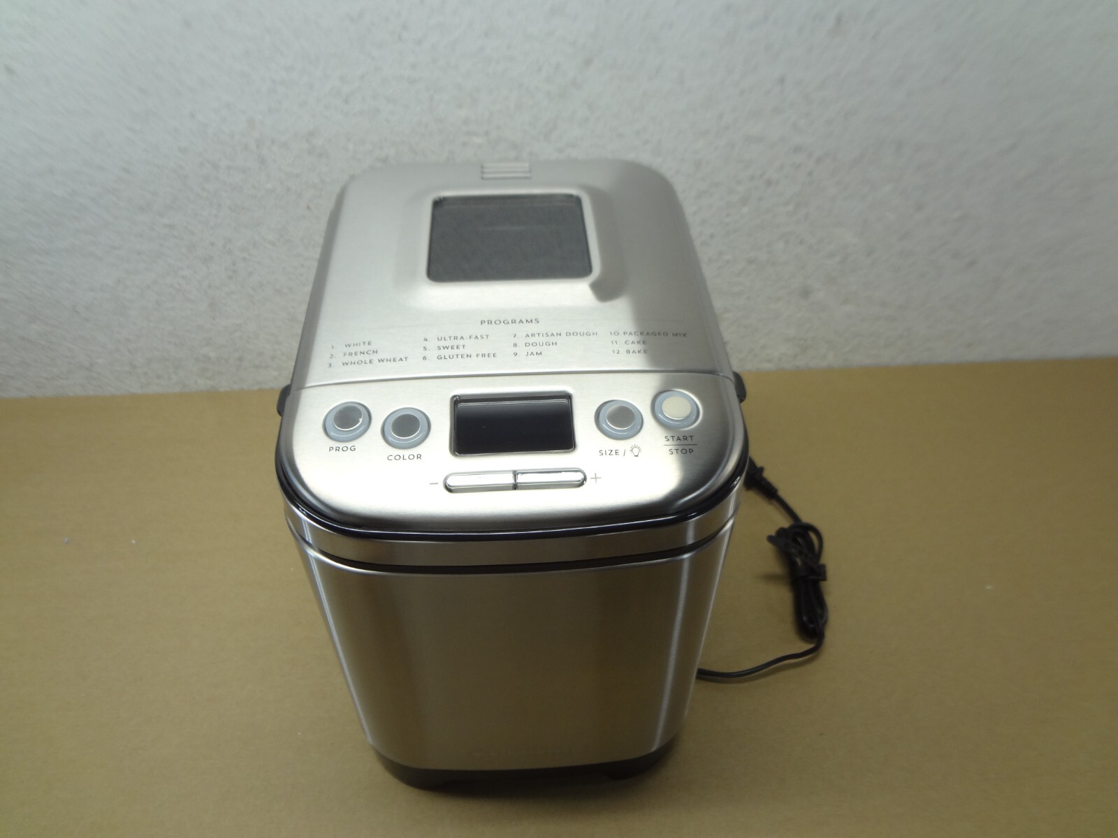 Cuisinart Cbk 110p1 Compact 2lb Bread Maker Stainless Steel Ebay