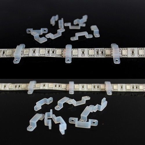 SILICONE Clip --- Hardware for LED Strip 5m 10m 3528 5050 SMD ...