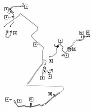 Genuine Mopar Brake Hose 68224904AK for sale online | eBay