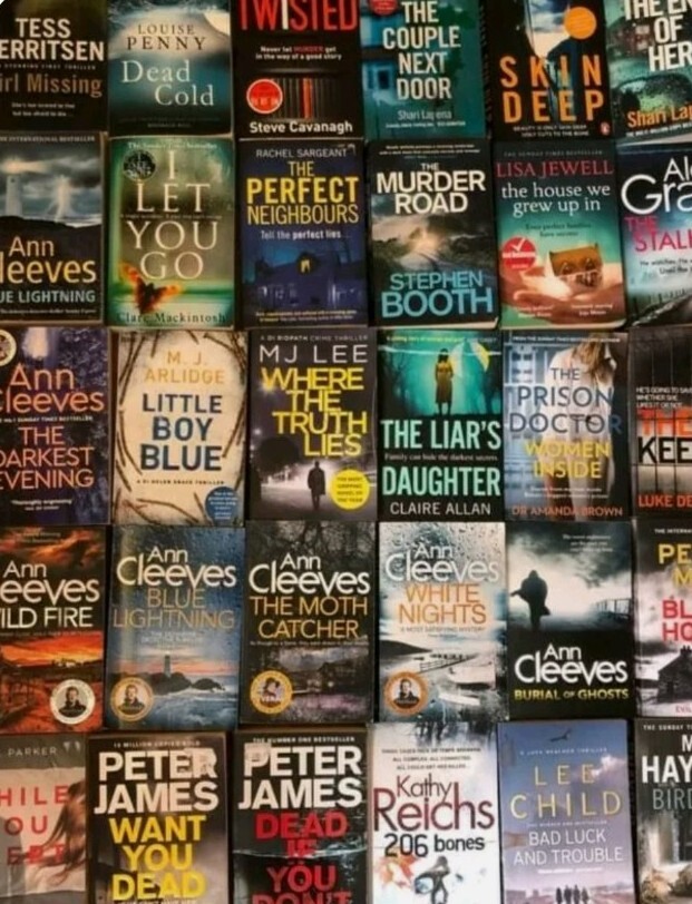15 x Crime Thriller Detective Mystery Book Bundle Mixed Paperback ...