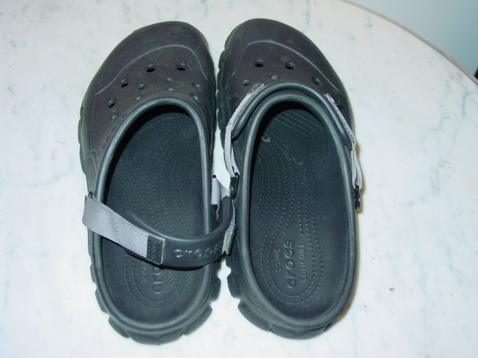 Mens Black Crocs! Size 11 | eBay