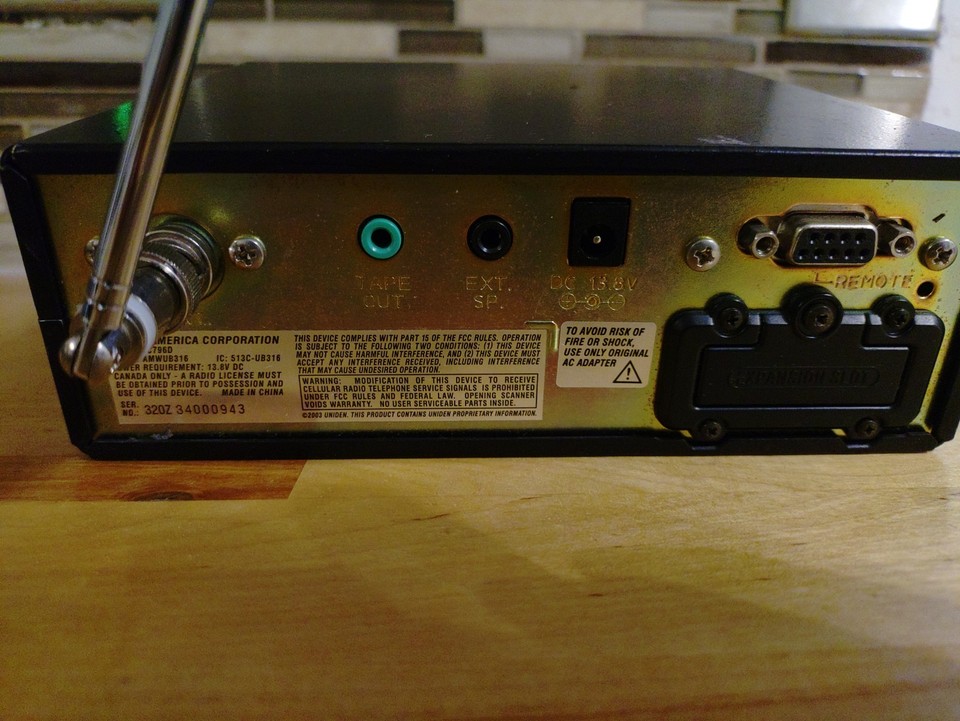 Uniden BC796D Digital Trunking 1000Ch Scanner | eBay