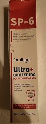 Oralhoe SP-6 Probiotic Whitening Toothpaste 4.23 Oz 120G Oralhoe ...