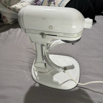 Kitchenaid Model KSM5 Mixer White For Parts/Repair | eBay