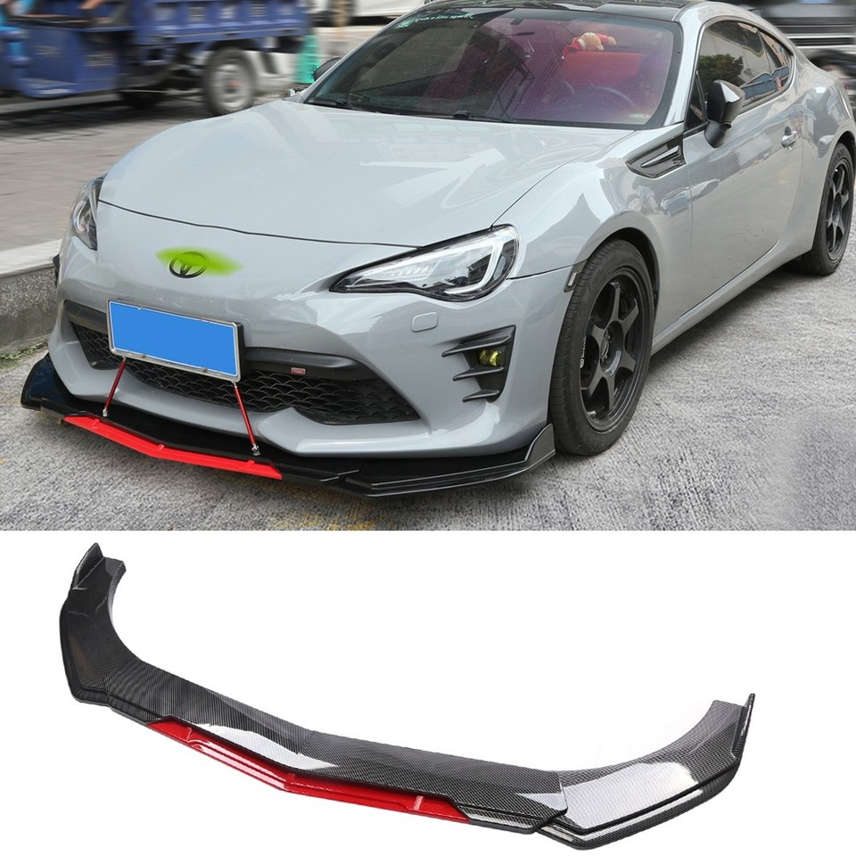 For Mini Cooper S R52 R53 R57 Front Bumper Lip Splitter Spoiler Carbon ...
