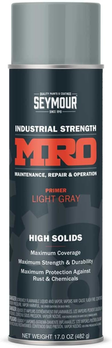 SEYMOUR 620-1431 Industrial MRO High Solids Spray Paint, Light Gray ...