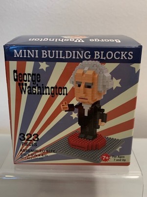 George Washington Mini Building Blocks Mount Vernon Souvenir 323 Pieces ...