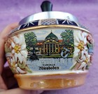 Gerz Germany Spinning Ashtray Stoneware Metal Top Handgemalt 24 ...