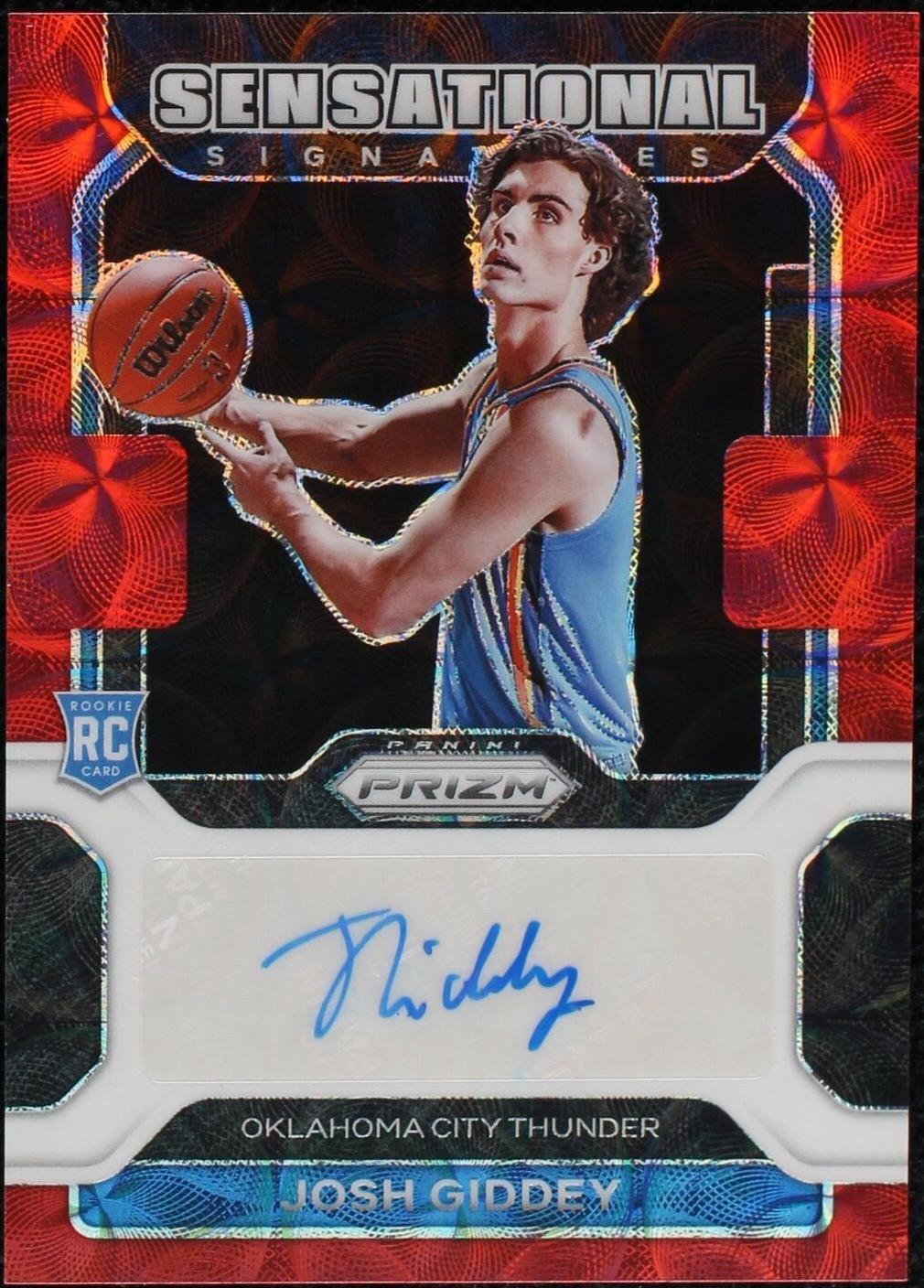 2021-22 Panini Prizm - Sensational Signatures Josh Giddey #SS-JGI ...
