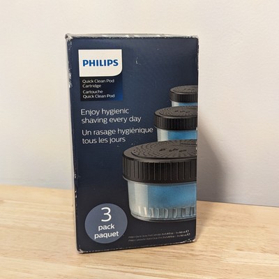 Philips Quick Clean Pod Cartridge, 3 Pack NIB | eBay