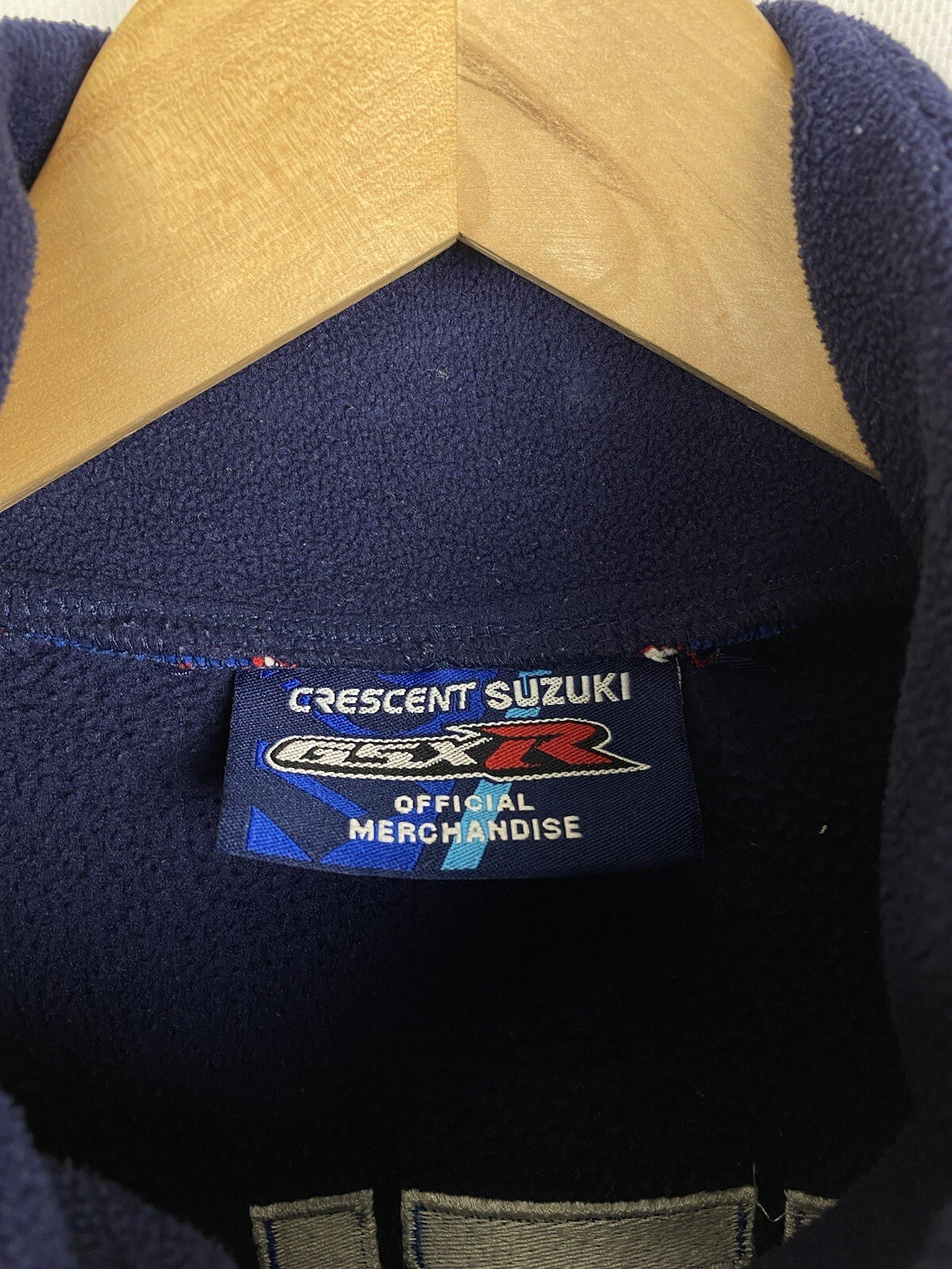 Suzuki Crescent GSXR vintage racing fleece jacket siz… - Gem