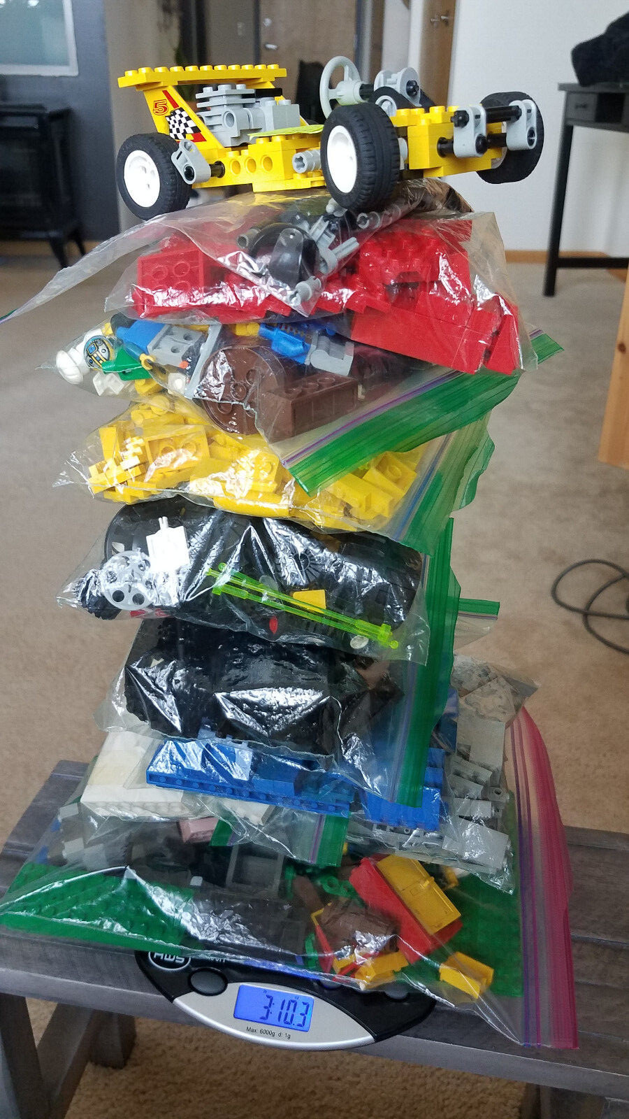 🟢1990's Vintage Lego Brick Set Bulk Lot 4lbs of bulk rare pieces & mini ...