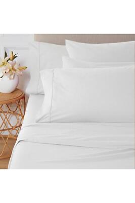 Emryn House Peached Cotton 100% Cotton 6-pc Sheet Set White | eBay