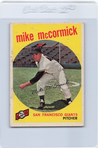 1959 Topps #148 Mike McCormick Giants VG *6367 | eBay