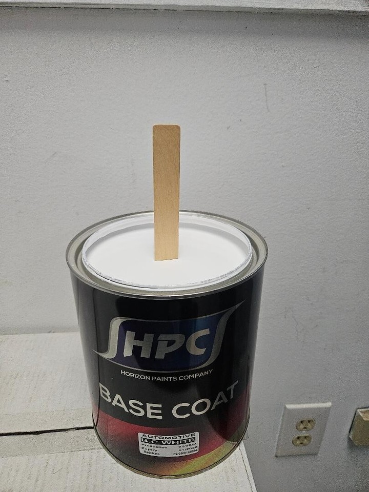 HPC BASECOAT WHITE 3.6L (GAL ) 1:1 MIX SNOW BRIGHT WHITE AUTOMOTIVE ...