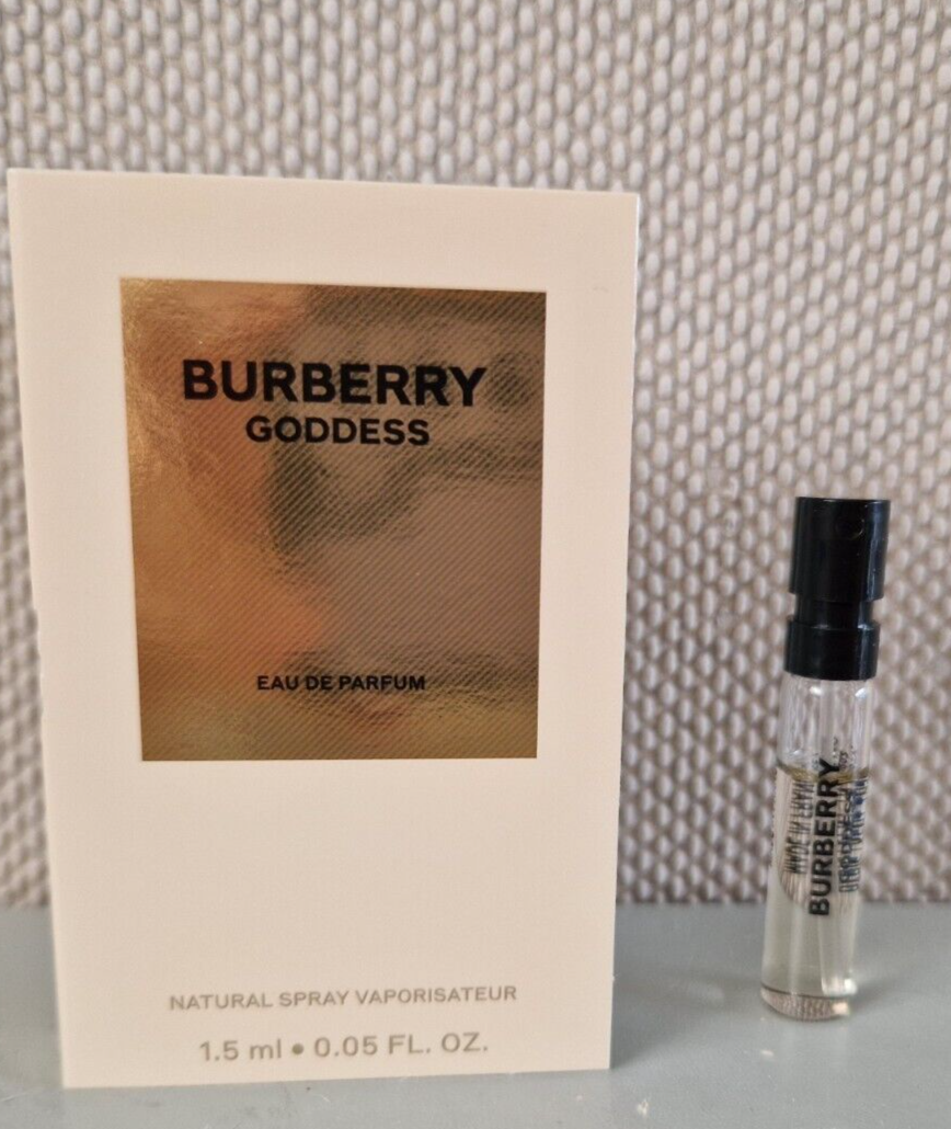 BURBERRY GODDESS 1.5ML EAU DE PARFUM SPRAY SAMPLE VIAL FRAGRANCE ...