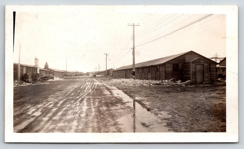 Vintage Photo Old Antique Picture Main Street Air Force Base Nome ...